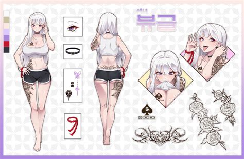 Rule 34 Big Breasts Breasts Choker Erbium Female Purple Eyes Queen Of