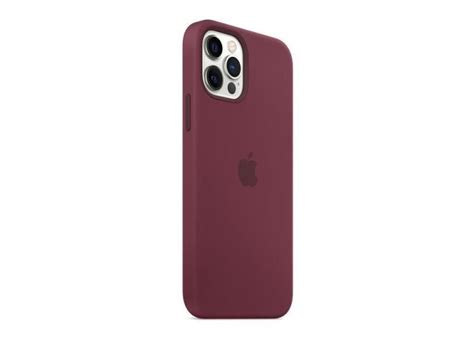 Capa Com Magsafe Para Iphone 12 12 Pro Apple Silicone Ameixa Com O