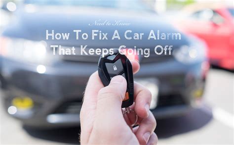 How To Fix An Alarm That Keeps Going Off Parkside Motors