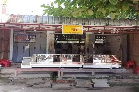 လှိုင်းဘွဲ့မြို့နယ်မှာ ရွှေဆိုင်၂ဆိုင်ဓားပြတိုက်ခံရပြီး သိန်း ၆၀၀ ကျော်တန်ဖိုးရှိ ရွှေထည်ပစ္စည