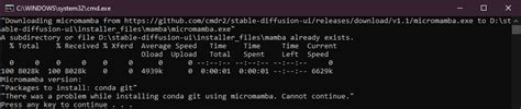 Problem Installing Conda Git · Issue 433 · Easydiffusion