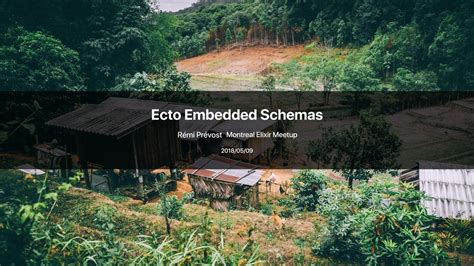 Ecto Embedded Schemas Speaker Deck
