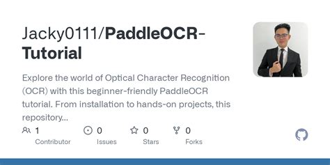 Github Jacky0111paddleocr Tutorial Explore The World Of Optical