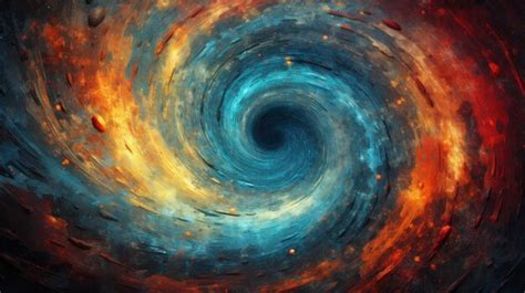 Premium Ai Image Swirling Vortex Of Abstract Organic Shapes Created With Generative Ai Technology