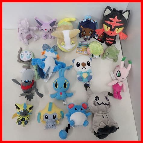 ∂ポケモンセンター ぬいぐるみ 色違いミミッキュシェイミマリルラグラージメロエッタ 等 まとめて17点セット ポケモン ポケセン 20