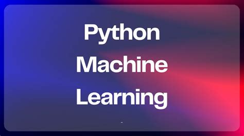 Definitive Hands On Training For Python Machine Learning Coding Bootcamps School