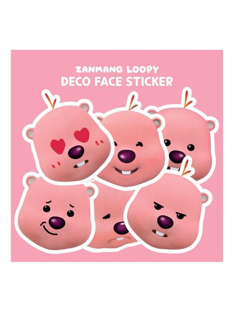 잔망루피 잔망루피 데코 스티커 페이스리무버형 위시버킷