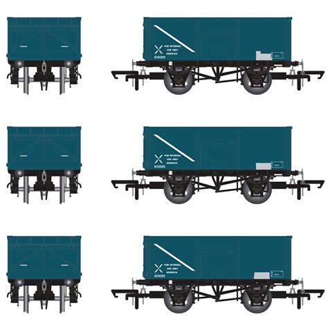 Accurascale Acc1074 16t Steel Mineral Hoppers Mco In Br Hattons