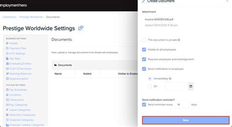 Uploading Employee Documents Payroll Web Platform Employment Hero Help Centre Au