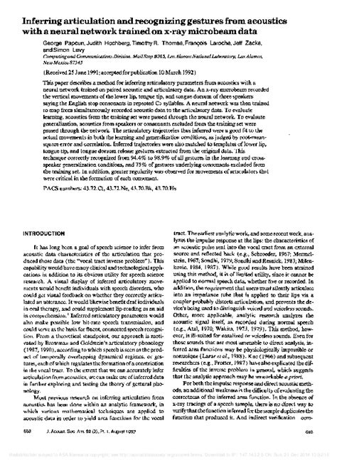 pdf inferring articulation and recognizing gestures from acoustics