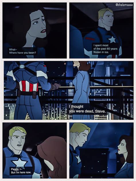 Season 4 Ep 15 Steve And Peggy Reunite After 70 Years Captain America Steve Rogers