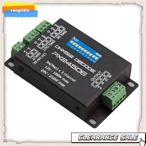 Px Led Controller Led Decoder Dmx Decoder Driver A Dmx