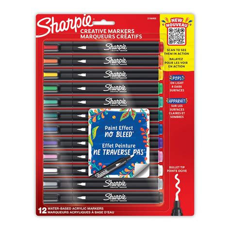Sharpie® 12 Color Bullet Tip Creative Markers Michaels