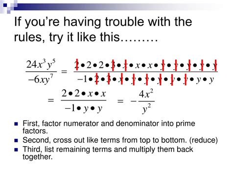 PPT Dividing Monomials PowerPoint Presentation Free Download ID
