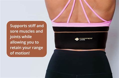 Buy Copper Joe Recovery Back Brace Sm Copper Back Brace For Posture Back Brace For Lower