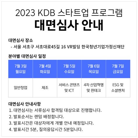 kdb 청년창업지원사업