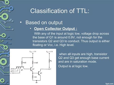 Ttl Classification And Ttl Xor Gate Ppt