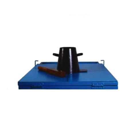 Blue Black Concrete Flow Table Test Set At Best Price In New Delhi