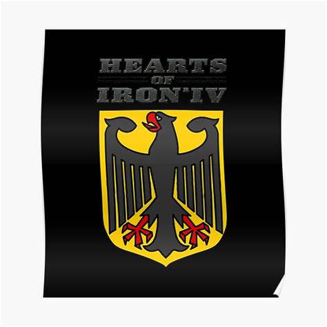 Coat Of Arms German Empire Hearts Of Iron Iv Poster For Sale By