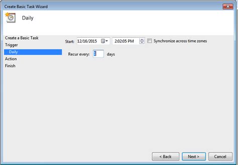Scheduling A Datasync Update Job Using Windows Task Scheduler Data
