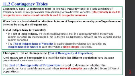 Contingency Tables Pptx