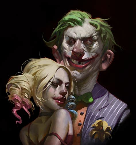Joker And Harley Quinn Sketches