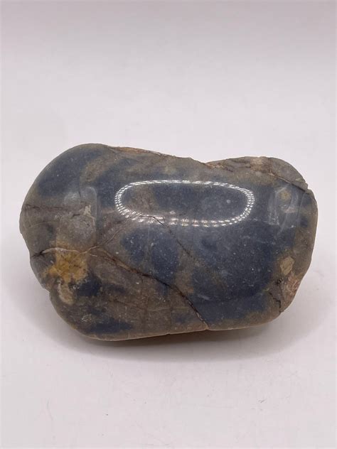 Nellie Blue Flint Nodule Polished Geode Display Upper Mercer Chert Etsy