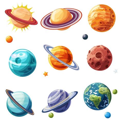 Premium Vector Solar System Planets