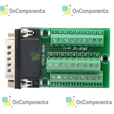 DB26 BREAKOUT MALE CONNECTOR - Oncomponents