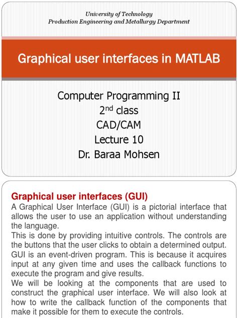 Lecture 10 Pdf Graphical User Interfaces Point And Click