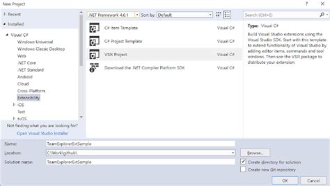 Hamid Shahid S Weblog Extending Team Explorer In Visual Studio