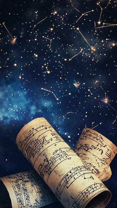Free Starry Musical Scrolls Image Download At Stockcake