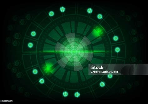 Modern Circular Technology System And Abstract Circuitry Stock Illustration Download Image Now
