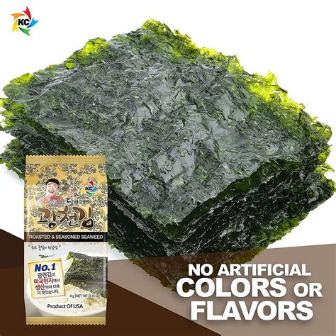 KIMNORI Kwangcheonkim Seasoned Seaweed Snacks 12 Individual Packs