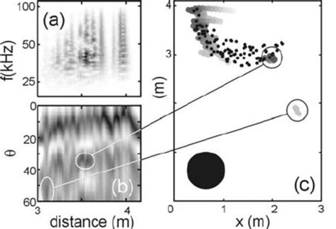 a cochlear output for the scene shown in c b overlap between the