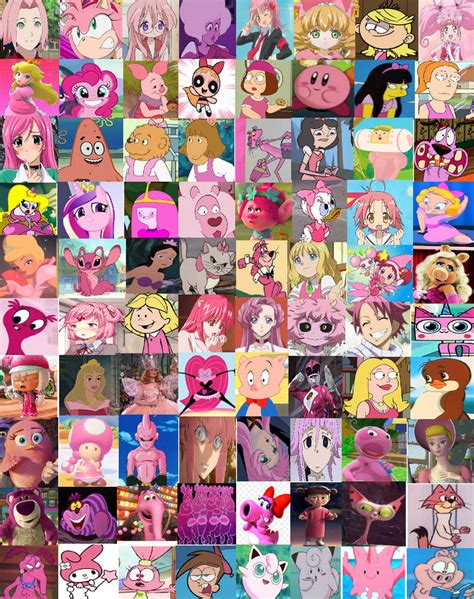 Top 8 Pink Cartoon Characters Youtube