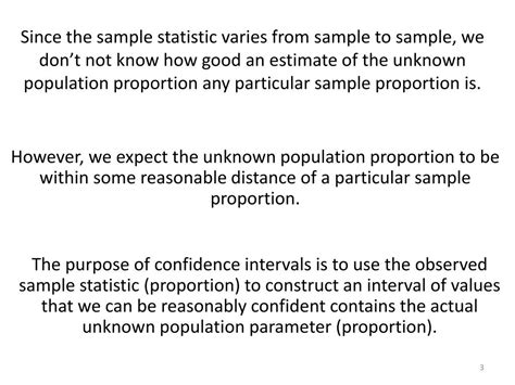 Ppt Confidence Intervals For Proportions Statistical Inference Powerpoint Presentation Id