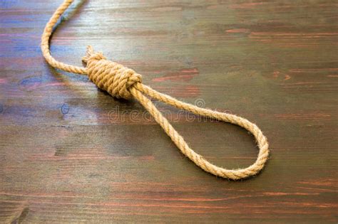 The Deadly Loop Of Rope Last Seconds Of Life Unrequited Love Stock