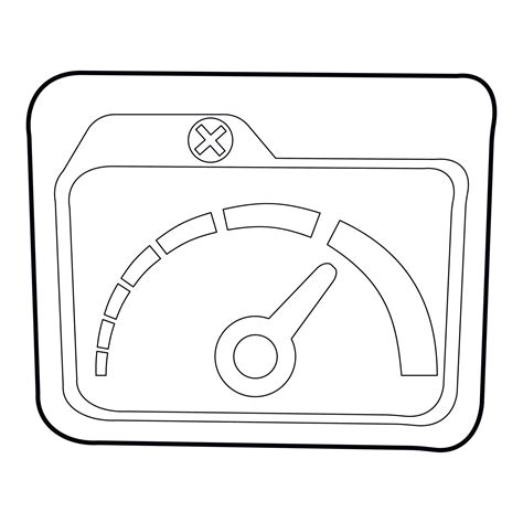 Indicator Icon Outline Style 14740091 Vector Art At Vecteezy