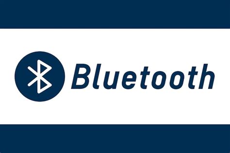 Ilustración de comunicación del símbolo bluetooth Vector Premium
