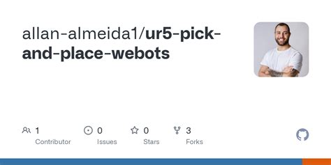 Ur Pick And Place Webots README Md At Main Allan Almeida Ur Pick And Place Webots GitHub