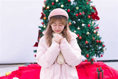 A Beautiful Girl Who Gets A Surprise T During The Spring Festival