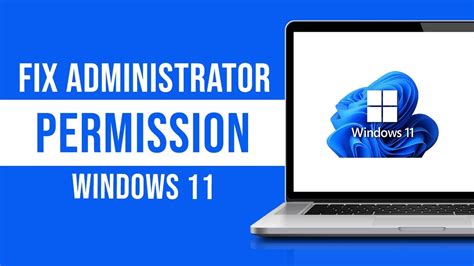 How To Fix Administrator Permission Windows YouTube