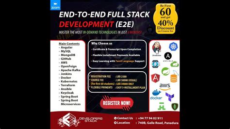 End To Full Stack Development Tamil Introduction Youtube