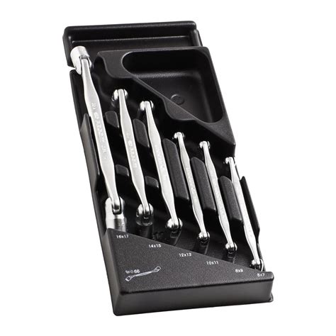 Facom Mod 66a 1 6pc Metric Hinged Socket Spanner Module Ets