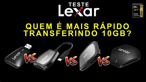 Testamos os principais leitores de cartão da Lexar