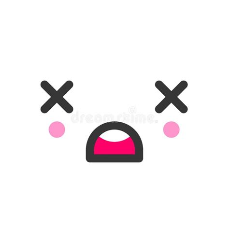 Dead Face Emoji Stock Illustrations 1127 Dead Face Emoji Stock