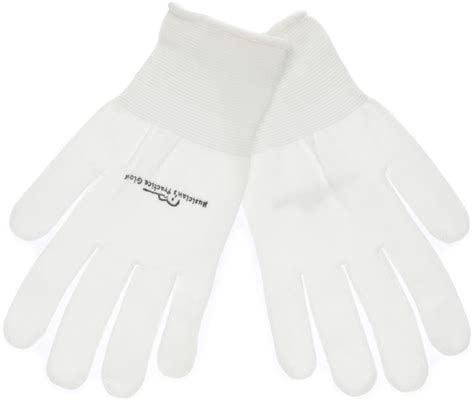 Musicians Practice Gloves Guitarbass Glove Large White 2 Pack