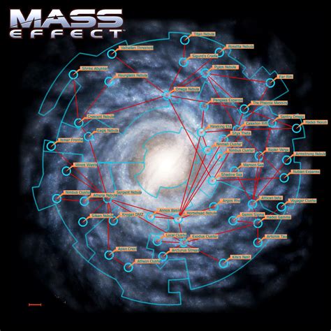 Mass Effect Galaxy Map