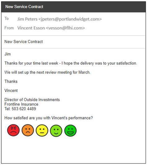 Email Signature Feedback With Email Smiley Face Surveys